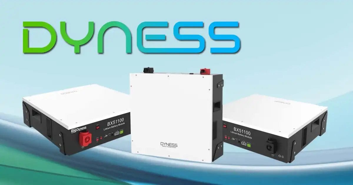 Dyness 5.12kWh Lithium-ion Battery - BX51100 | SP-Energy