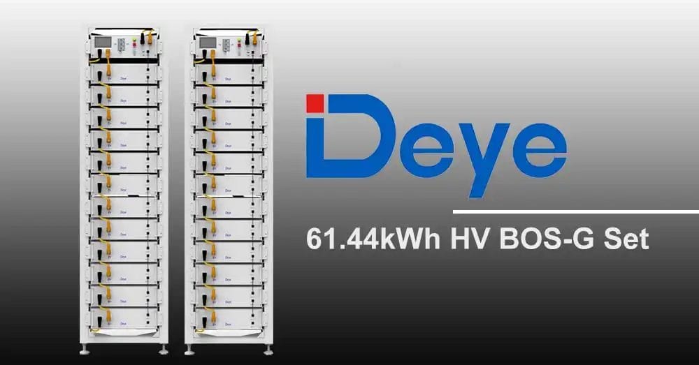 Deye Battery 61.44kWh - HV Deye BOS-G Set | SP-Energy